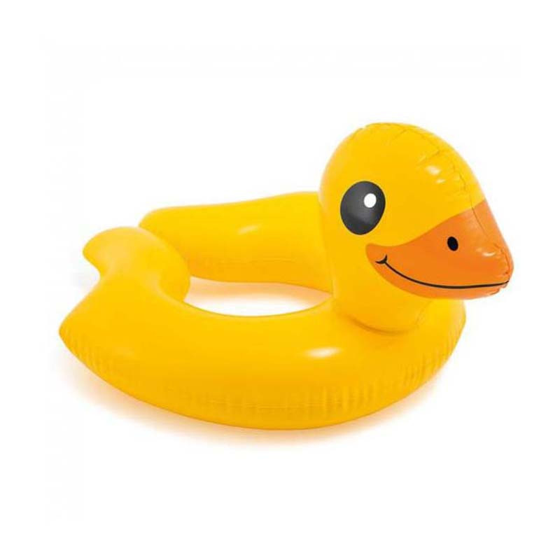 Bouée Gonflable INTEX Intex Canard 62x57 Cm Jaune - Spacenet