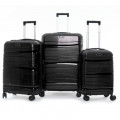 Set De 3 Valises Incassable Noir A Bas Prix - Spacenet tunisie