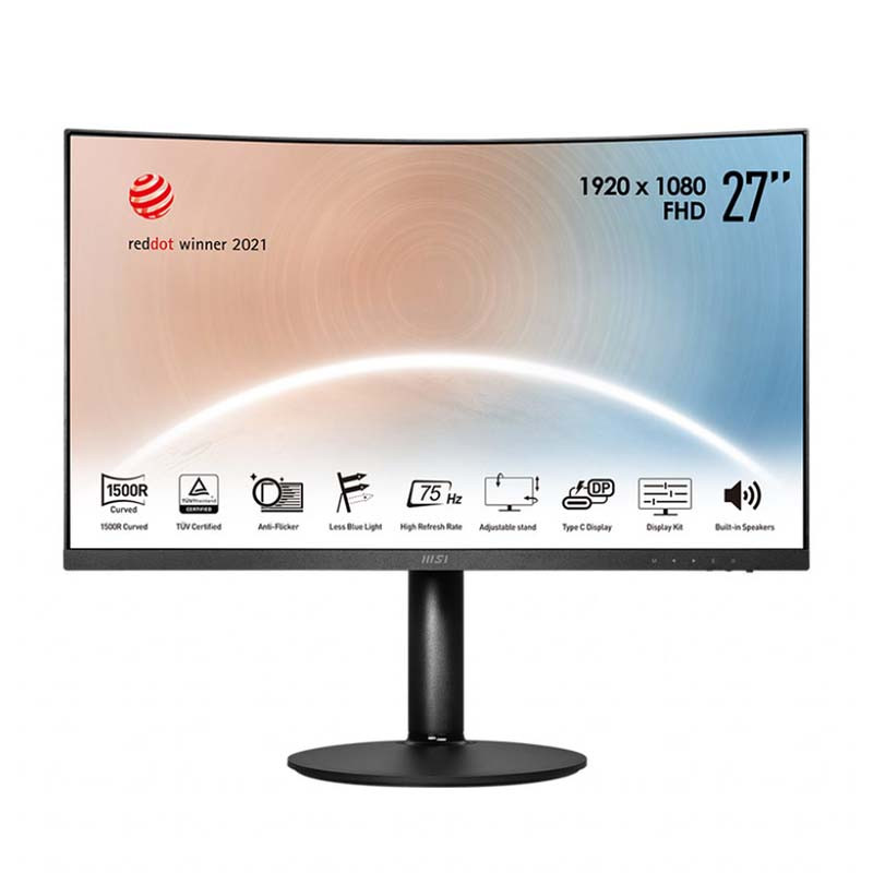 Ecran MSI Modern 27" Full HD 75 Hz Noir (MD271CP) - Spacenet Tunisie