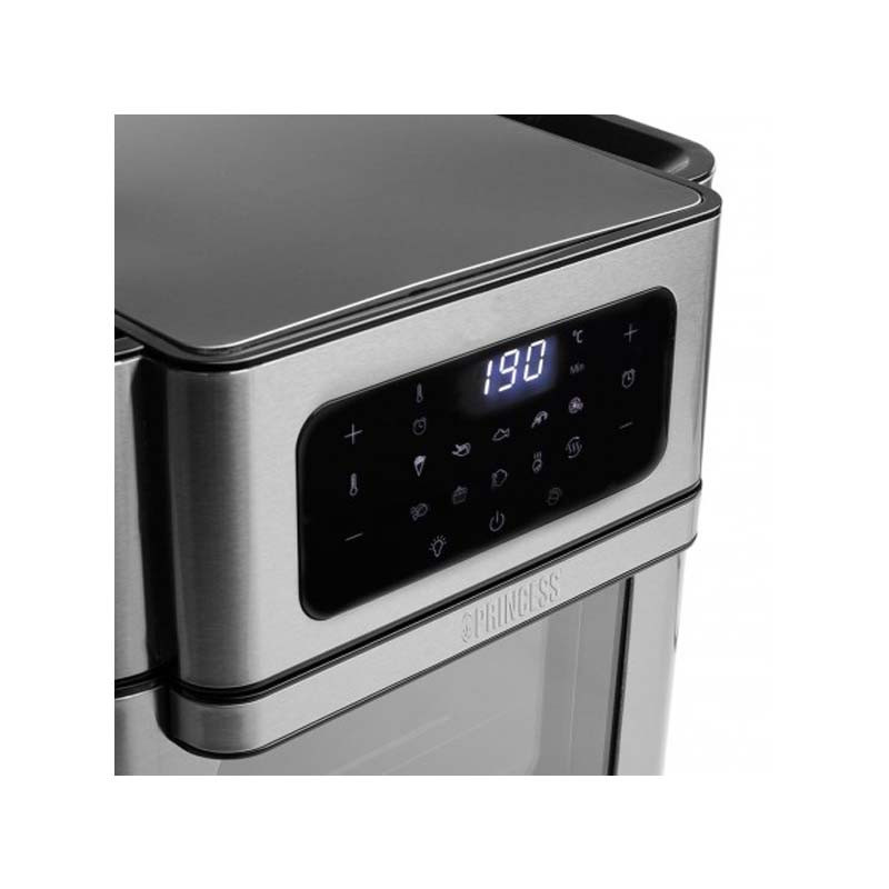 Four et Friteuse à Air Princess 1500 W 10 Programmes Noir - Spacenet