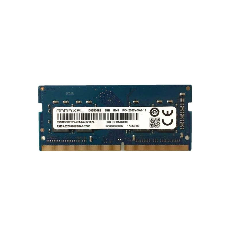 Barette Mémoire RAMAXEL 8 Go DDR4 2666 MHz SODIMM - SpaceNet
