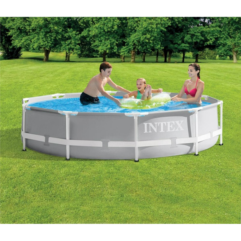 Piscine Intex Metal Frame Ronde 3,05 x 0,76 m Avec Pompe - Spacenet