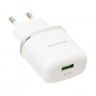 Chargeur Borofone BA38A Type-C PD 20W Blanc - SpaceNet Tunisie