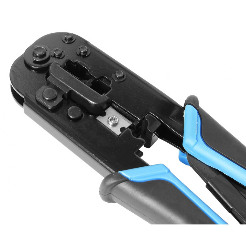 Pince Réseau RJ45 Avec Crucelle Multifonctions Bleu - SpaceNet Tunisie