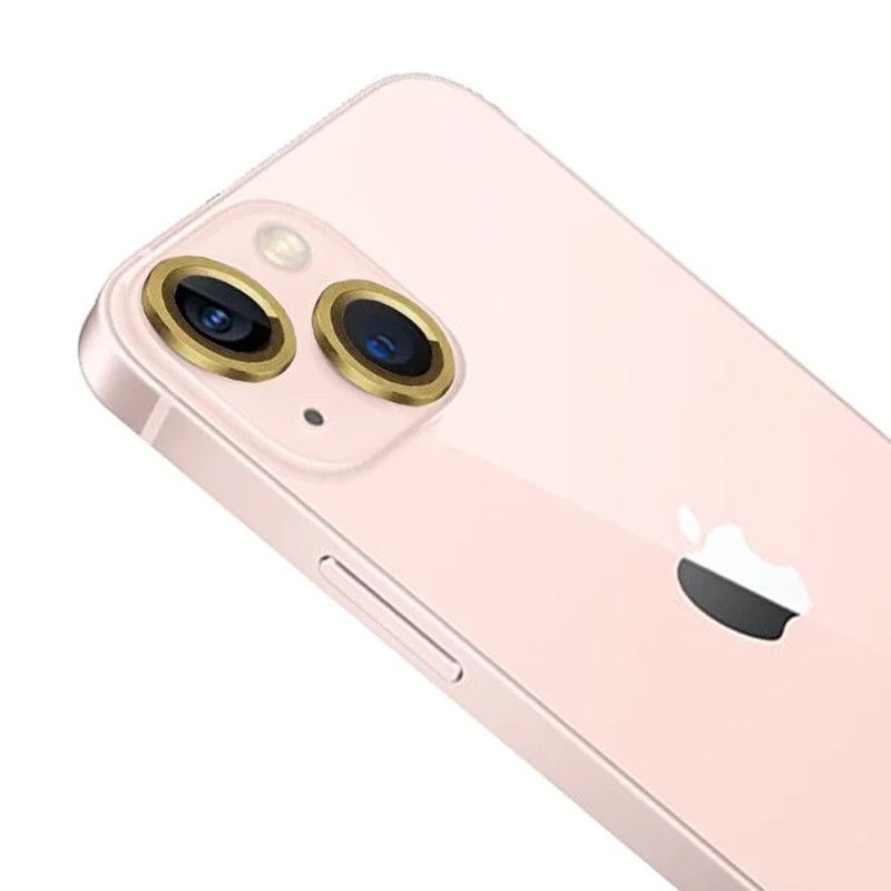 Protecteurs D'objectifs Camera Pour iPhone 13 Gold - SpaceNet Tunisie