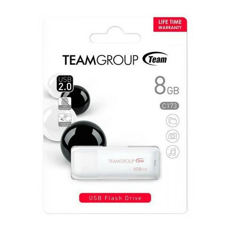 Clé USB Team Group C173 8 Go Blanc à bas prix - Spacenet Tunisie