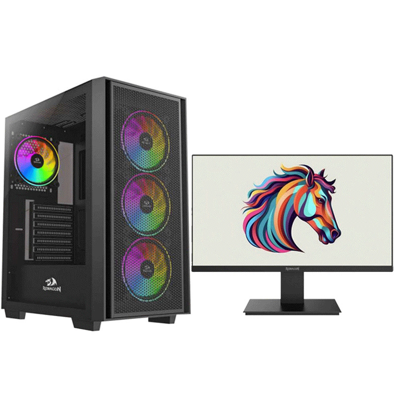 Pc Eclipse Ryzen 5 16Go 512Go SSD GT730 Noir - SpaceNet