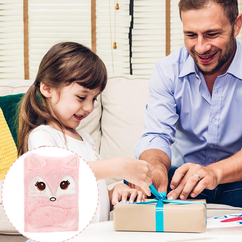 Bloc Notes En Peluche Loup Rose Pas cher - SpaceNet Tunisie