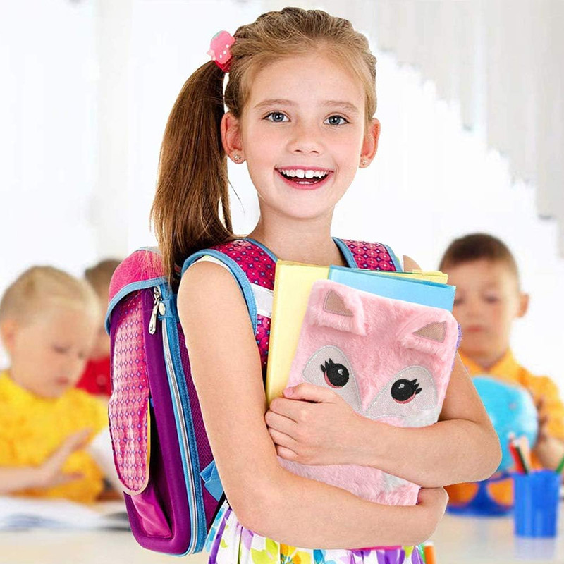 Bloc Notes En Peluche Loup Rose Pas cher - SpaceNet Tunisie