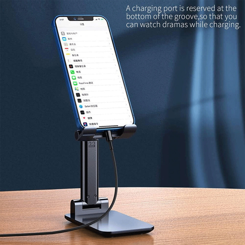 Support de Table Pour Smartphone Noir au Meilleur Prix