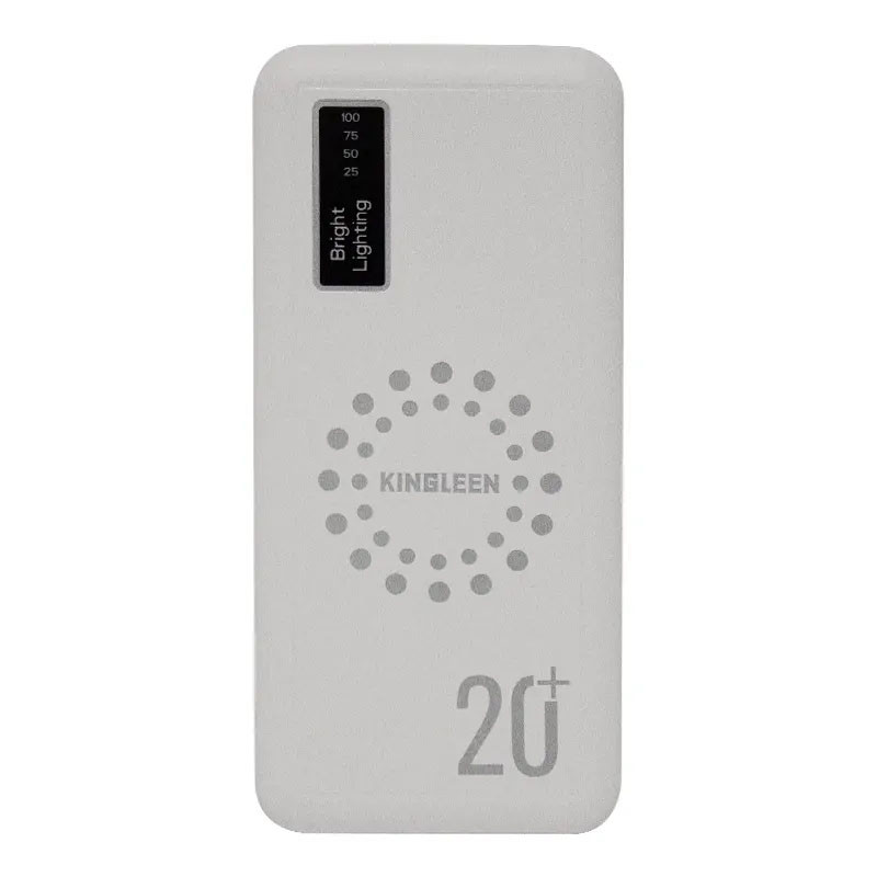 Power Bank Sans Fil Kingleen 313X 20000 mAh Blanc - SpaceNet