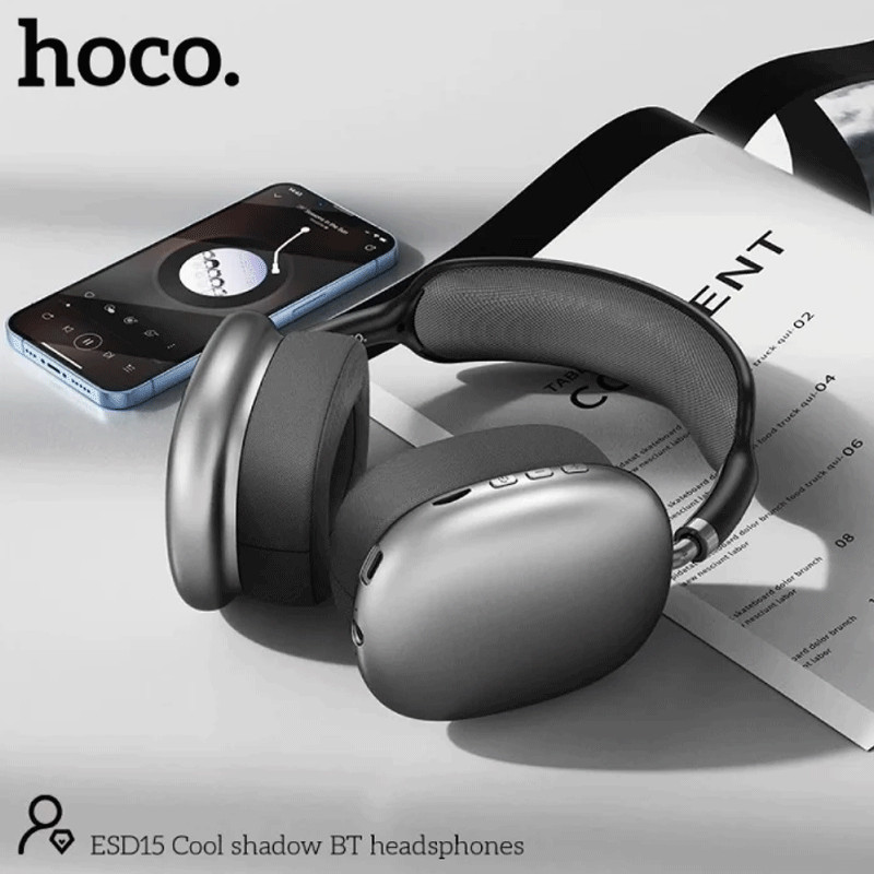Casque Bluetooth Hoco ESD15 Noir au meilleur prix en Tunisie
