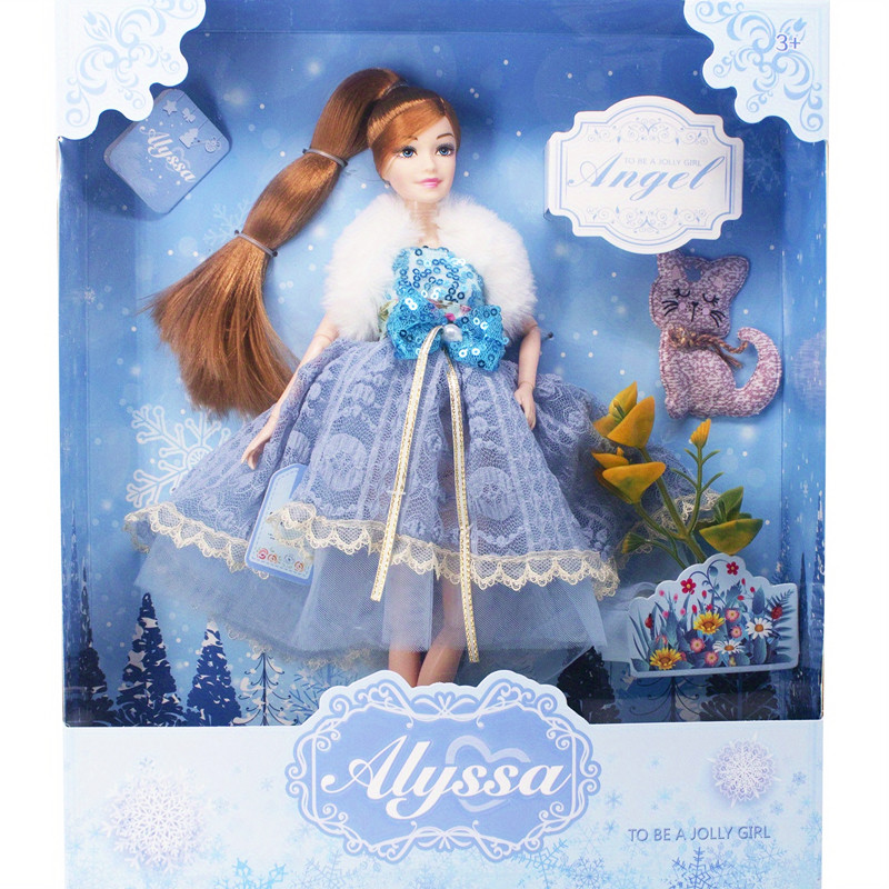 Poupée En Coffret Alyssa Bleu au Meilleur Prix En Tunisie