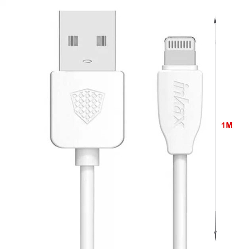 Câble Chargeur Inkax CB-07 Lightning Blanc Au Meilleur Prix en Tunisie
