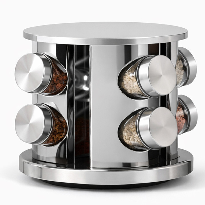 Portes Épices 8 Pièces En Verre avec Support Au Meilleur Prix En Tunisie