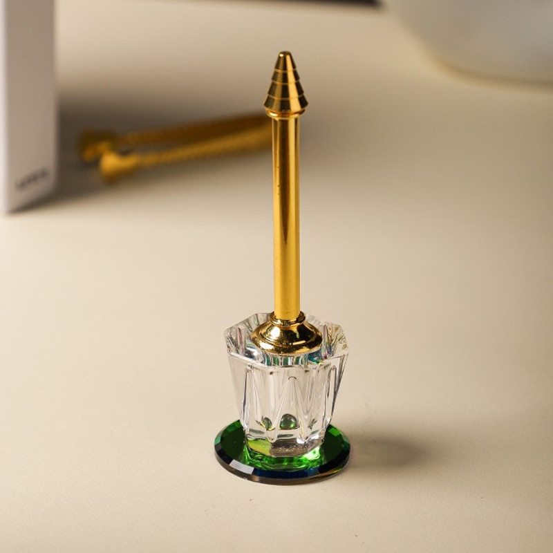 Lance Parfum En Cristal Et Base Vert au meilleur prix en Tunisie