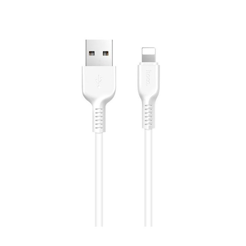 Cable USB Hoco X29 2.0A Pour Iphone 1M Blanc - Spacenet Tunisie