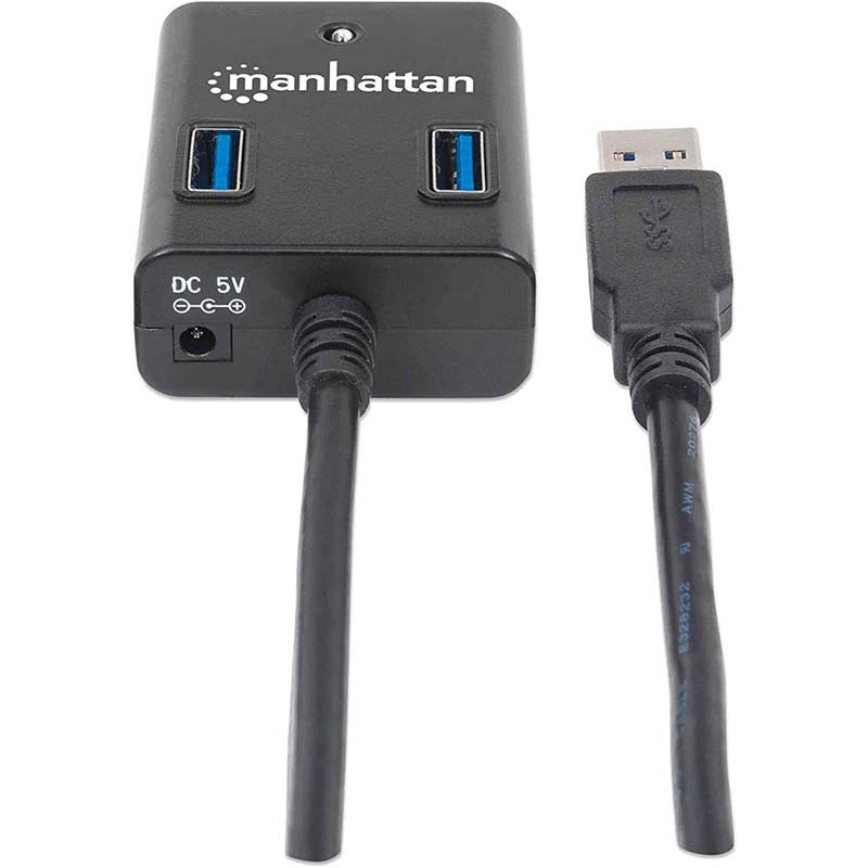 Micro HUB USB 3.0 Manhattan 4 Ports - SpaceNet Tunisie