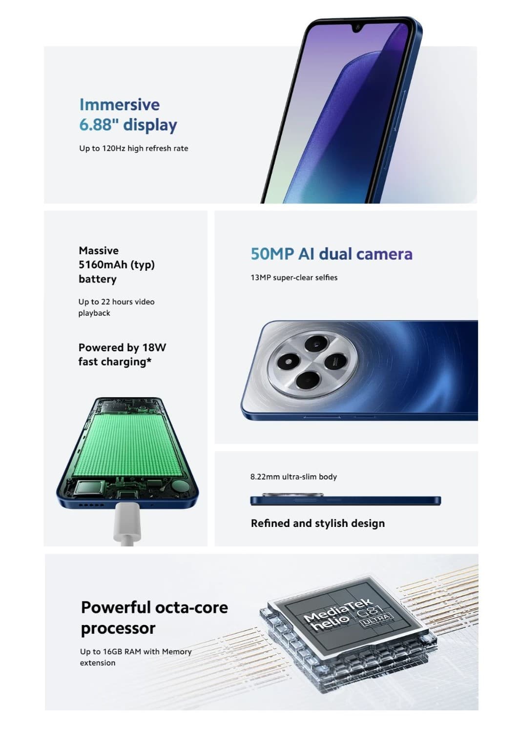 Smartphone Redmi 14C 8Go 256Go Noir Au Meilleur Prix En Tunisie