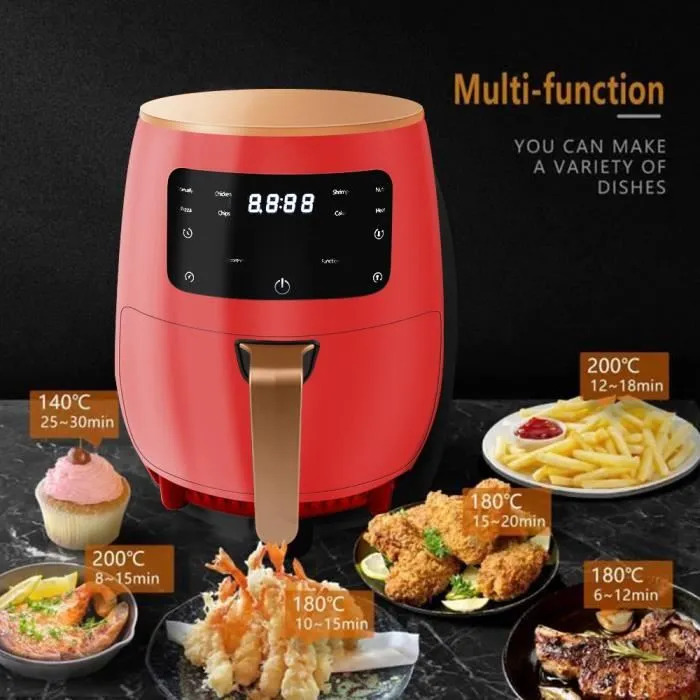 Air Fryer Silver Crest S-18 2400W Rouge au Meilleur Prix en Tunisie