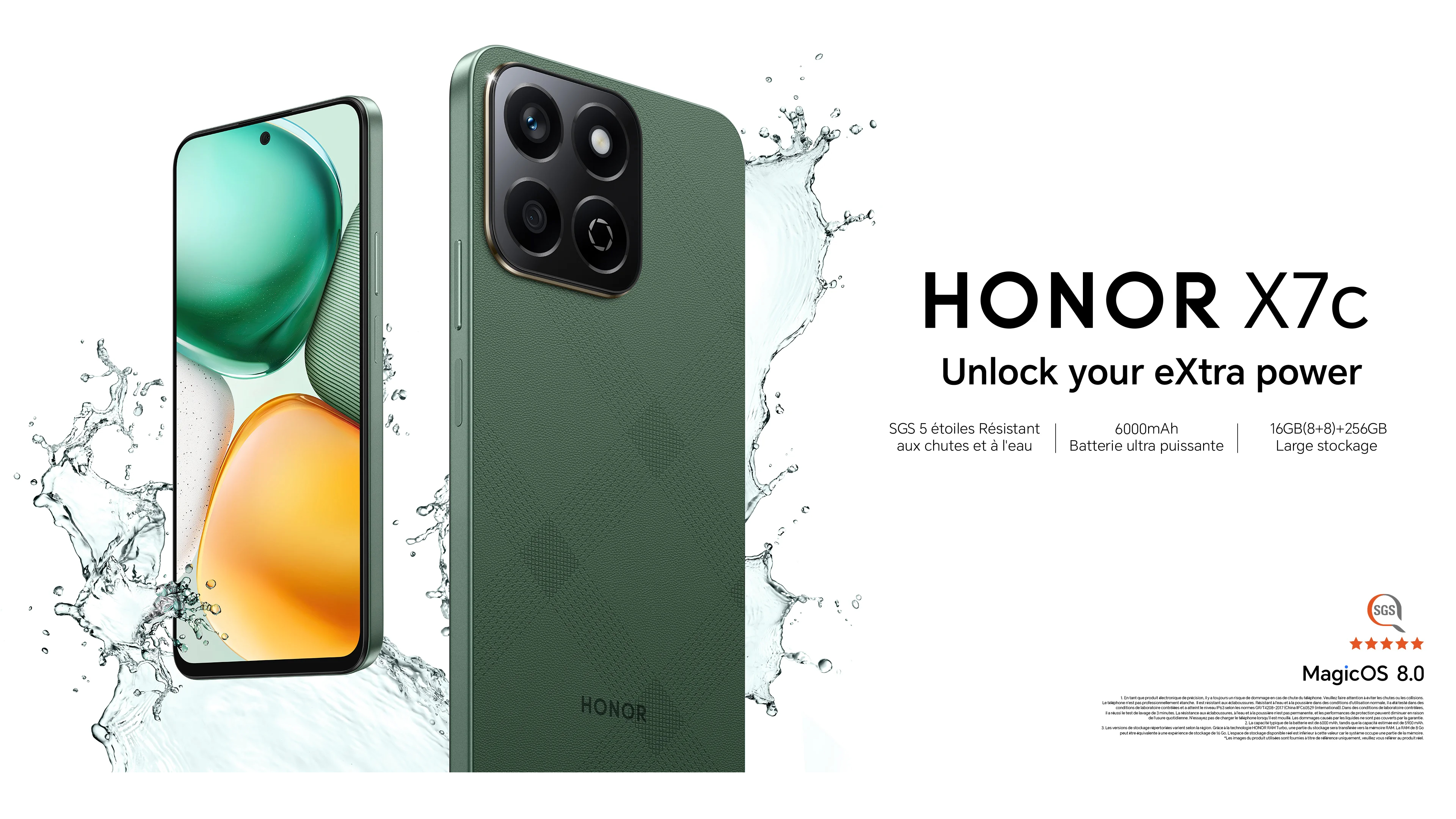 Smartphone Honor X7c 8Go 256Go Blanc Au Meilleur Prix En Tunisie